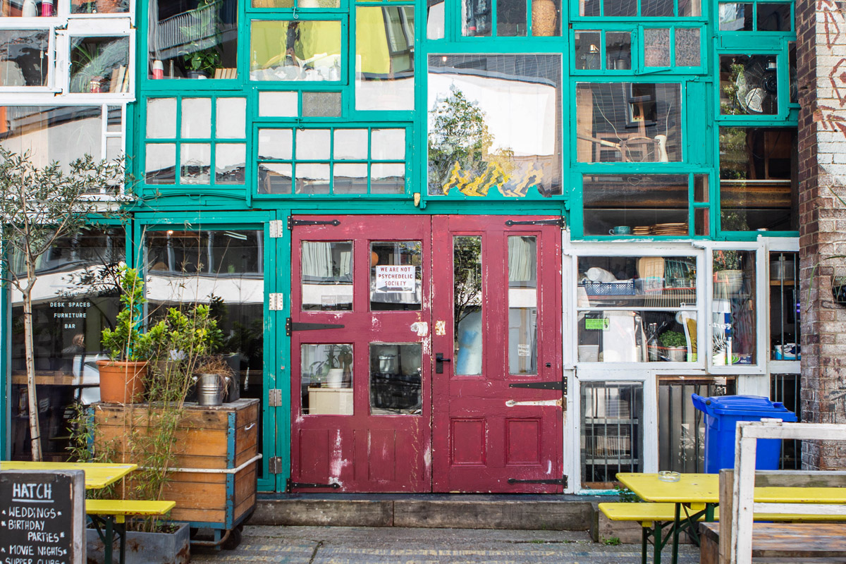 unusual front shop cafe event space east London photo shoot filming ...